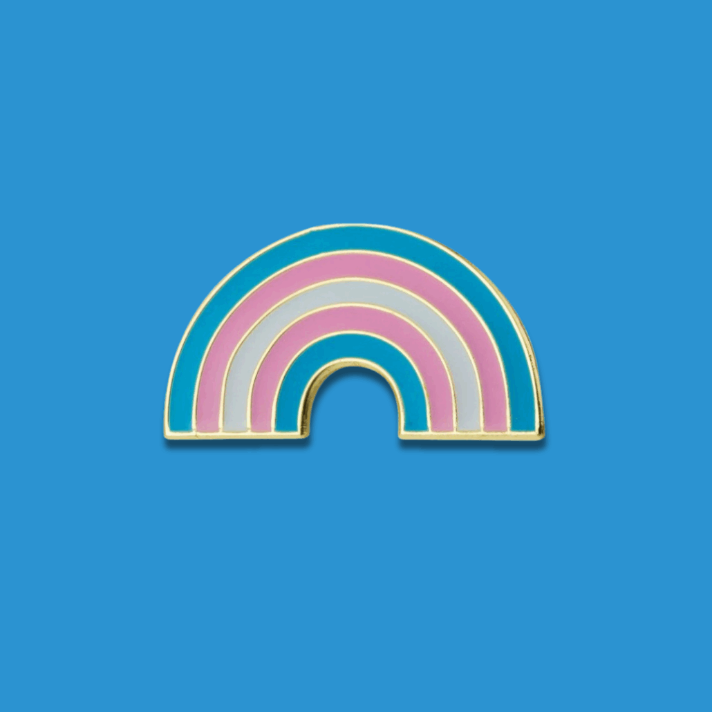 Trans Pride Rainbow Pin - TMHC